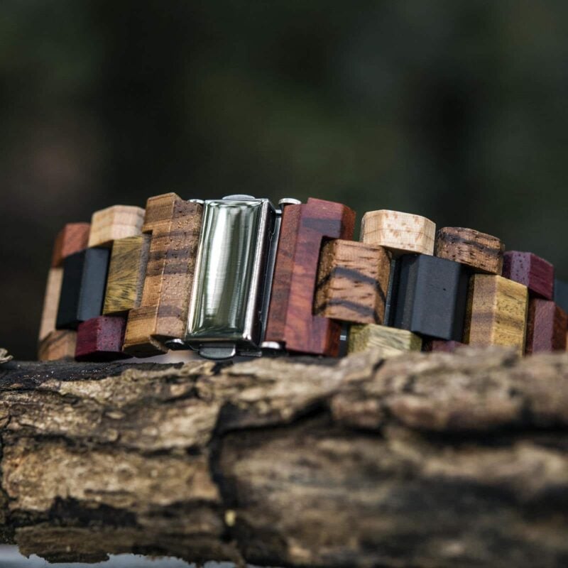 Yggdrasil Watch Handmade Colored Wooden Watch