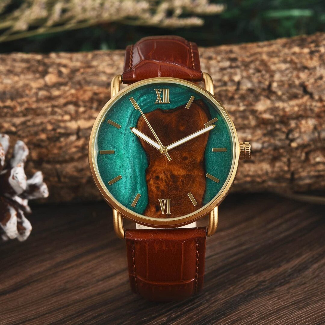 Classic Wooden Resin Unique Wooden Watches - Breena