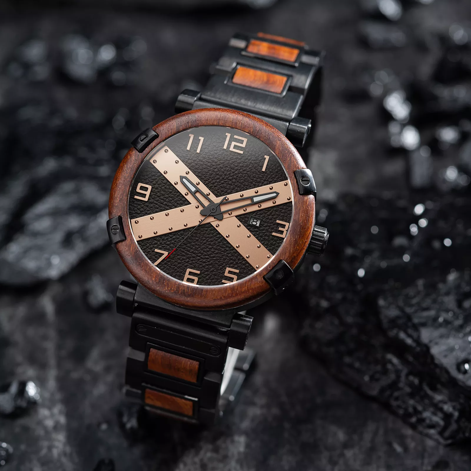 Sandalwood Watch Rose Gold Limited Edition - Arraw