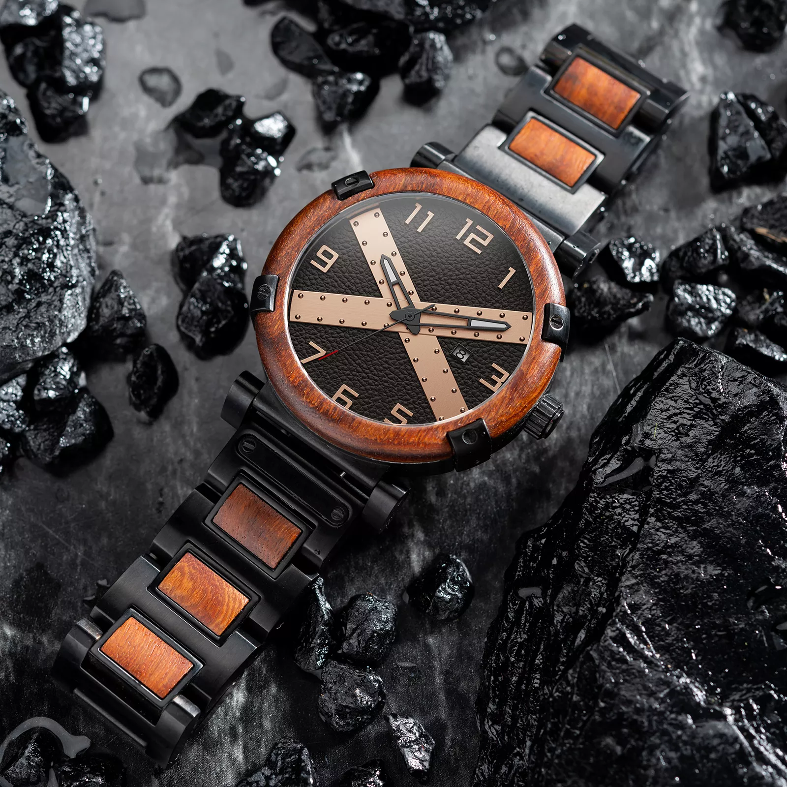 Sandalwood Watch Rose Gold Limited Edition - Arraw